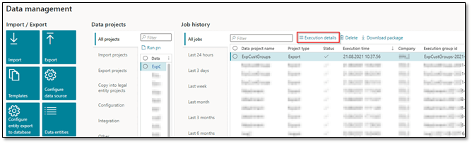 Data Management – Data Export and Import Process – Part 1 (Export ...