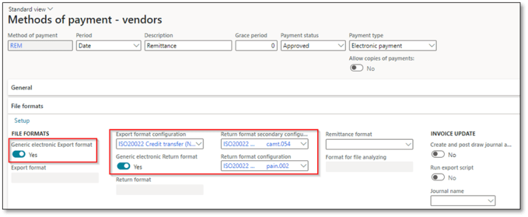 ISO20022 Payment in D365FO for Norway – Part 3 (Company setup) – DynFOTech