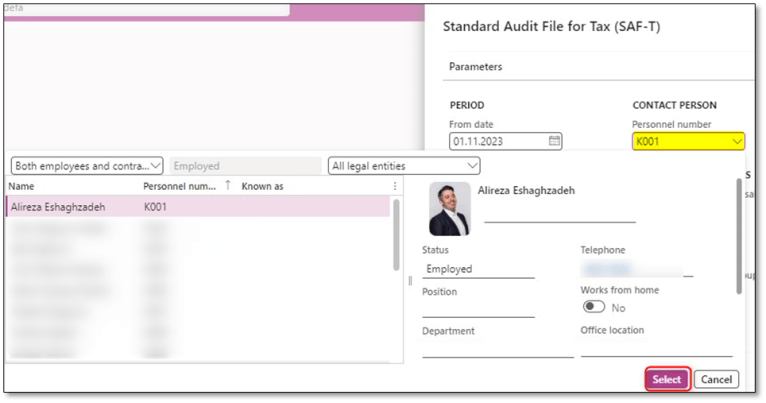 SAF-T – Part 5 (File Generation-Norway) – DynFOTech