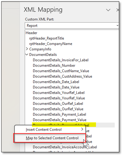 Business Documents – Part 5 (Word Template Content Control) – DynFOTech