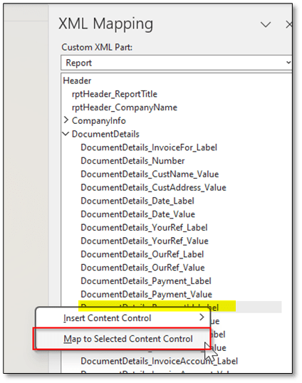 Business Documents – Part 5 (Word Template Content Control) – DynFOTech