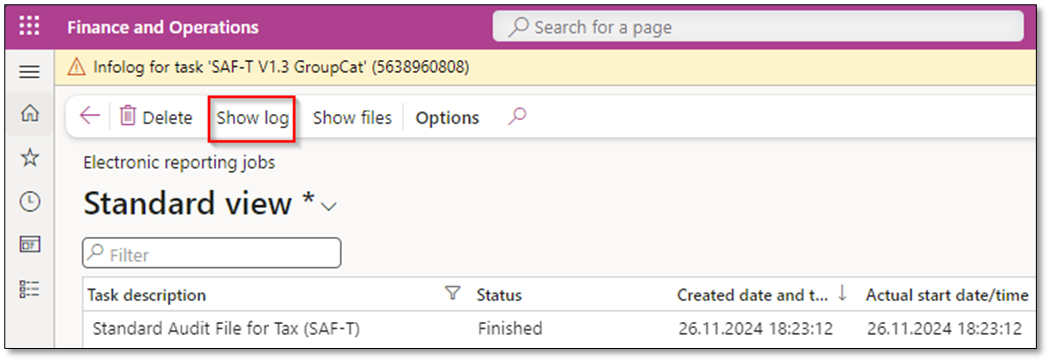 SAF-T(NO) – Version 1.3 – DynFOTech