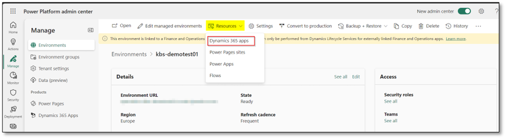 Electronic Reporting – Importing Configuration from Dataverse – DynFOTech