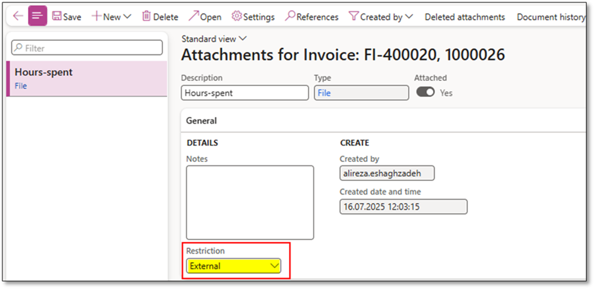 e-Invoice attachments in D365FO – DynFOTech