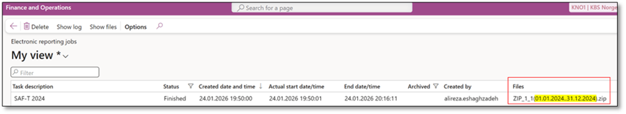 SAF-T Format (NO) Configuration Updates and Improvement – DynFOTech